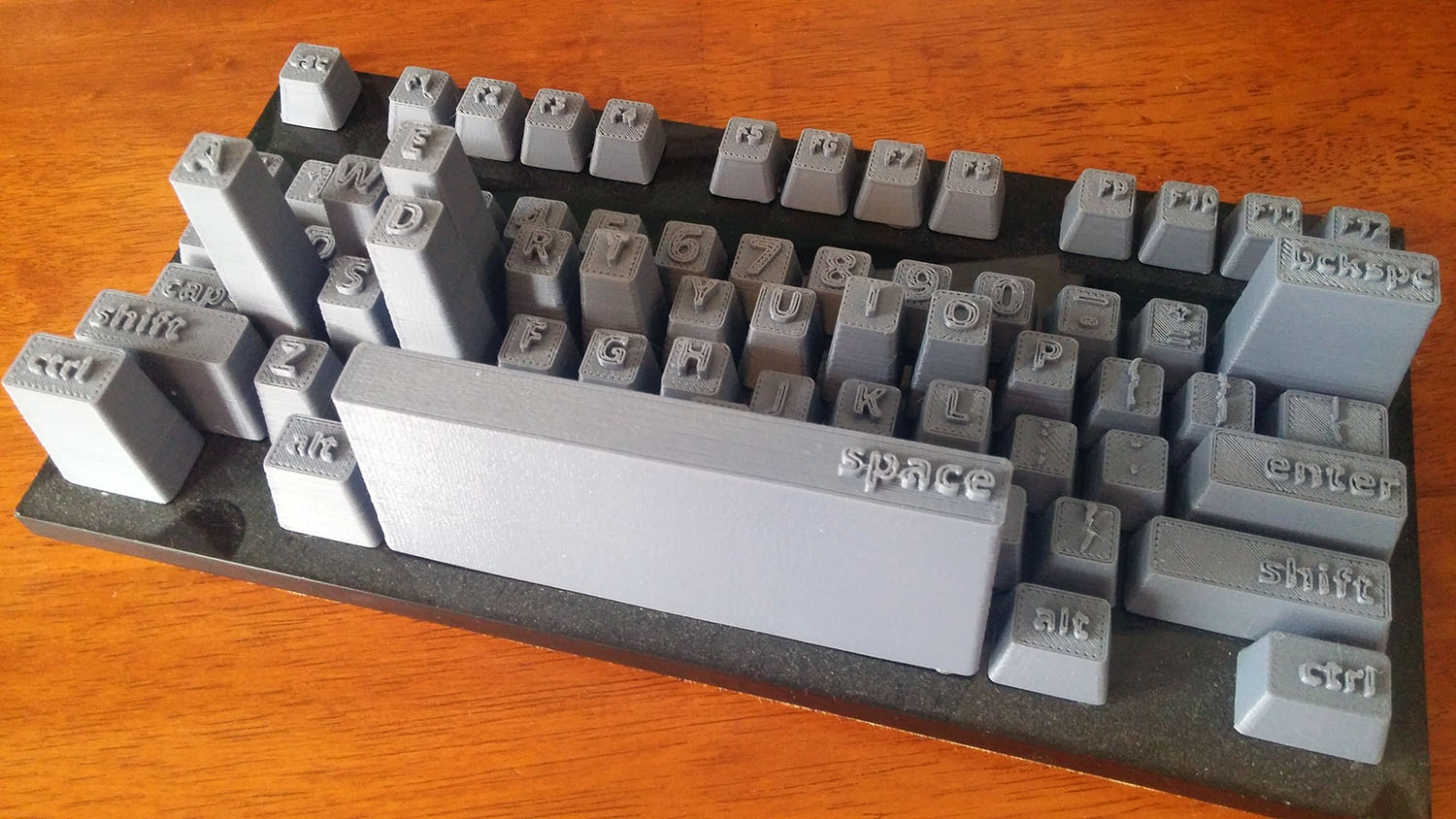 3d Printed Keyboard Blake Hayward